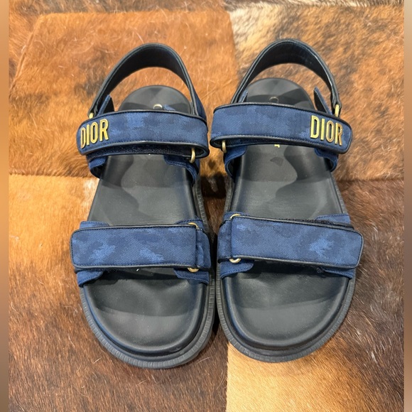 Dior | Shoes | Christian Dior Dioract Blueblack Technical Fabric ...